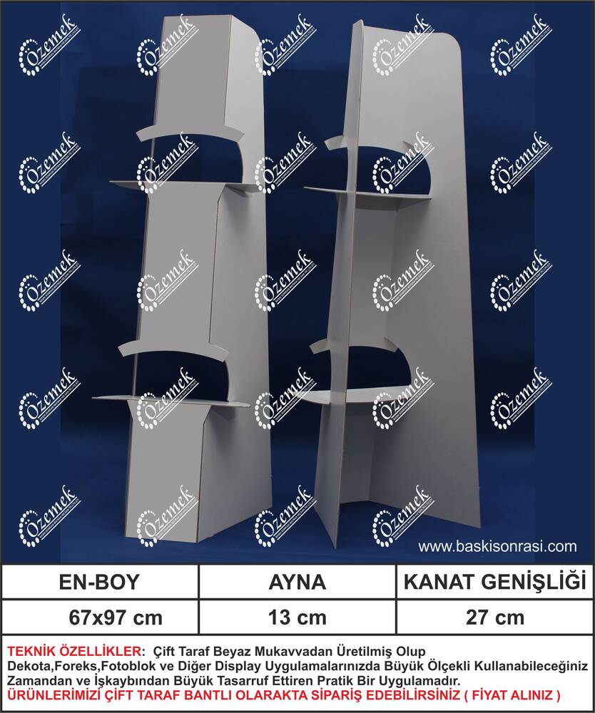 Karton Poster Ayağı 97 cm 100 Adet - Posterler İçin Ucuz Karton Ayaklar ...